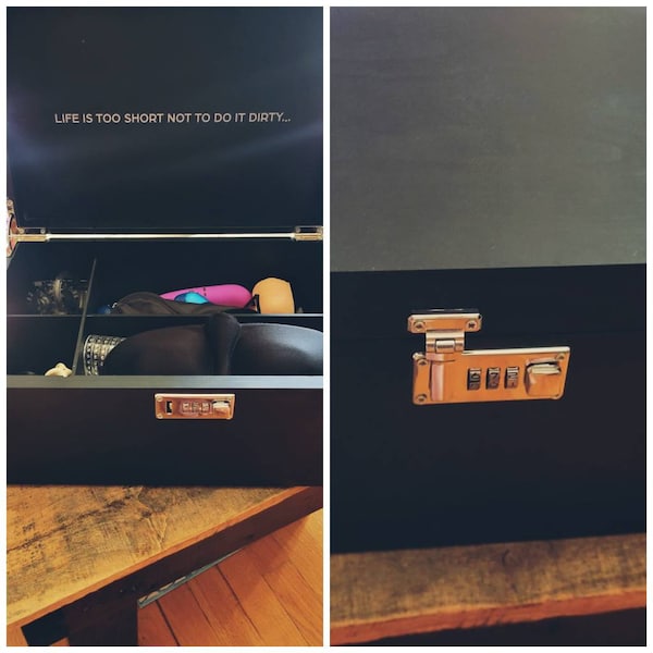 Lockable Adult Toy Storage Box Large Size, Sexy Valentines Gift - Etsy