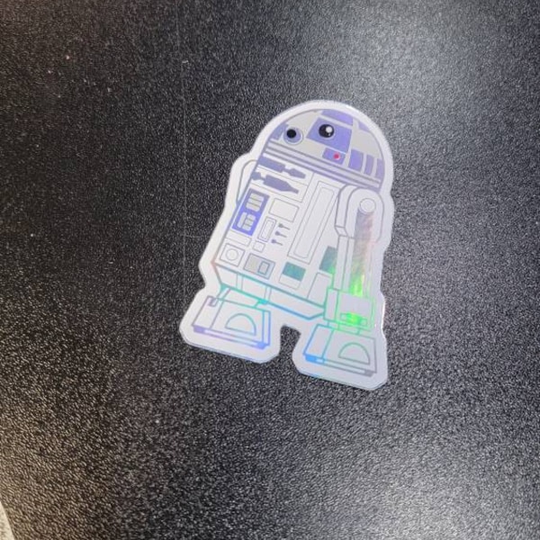 R2D2 Holographic Droid Sticker/ Star Wars Disney Laptop Stickers/mickey ...