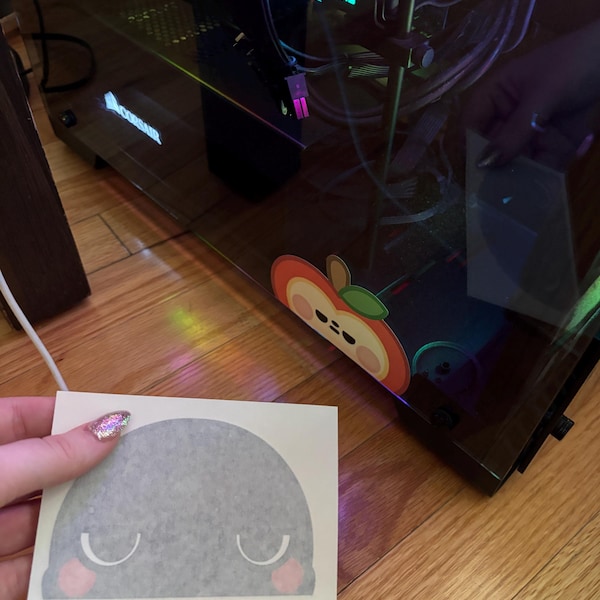 Love and Deepspace Mascot Peeker Sticker | Waterproof Car Decal | Happy ...