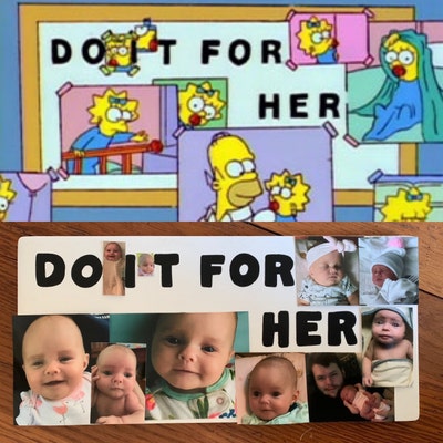 Don't Forget: You're Here Forever Sign the Simpsons Handmade Screen ...