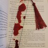 Blood Splatter Bookmark , Horror Bookmarks, Resin Bookmarks, Bloody ...