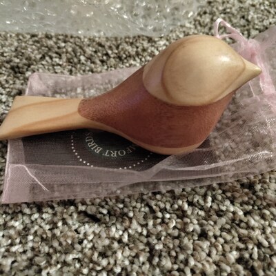 Hand Carved Wooden Comfort Birds - Etsy