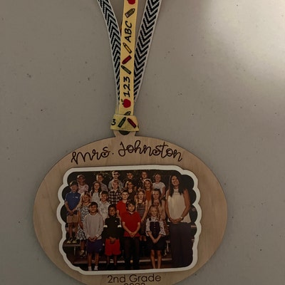 Class Picture Ornament, Gift for Teacher From Classroom, Gift From ...