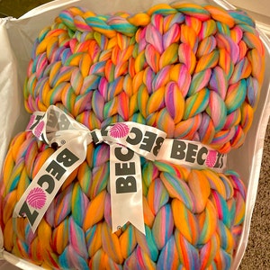 Chunky Rug Chunky Knit Carpet Giant Knit Throw Jumbo Knit Carpet Merino ...