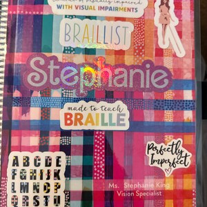 Braille Alphabet Sticker - Etsy