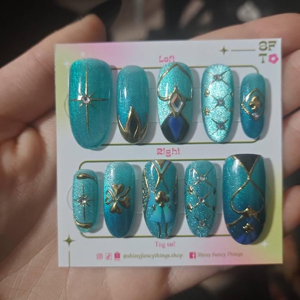 J-HOPE HOTS NAIL Hope on the Stage Press on Nails Handpainted Luxury ...