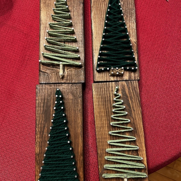 DIY String Art Christmas Lights Pattern, String Art Template Printable ...