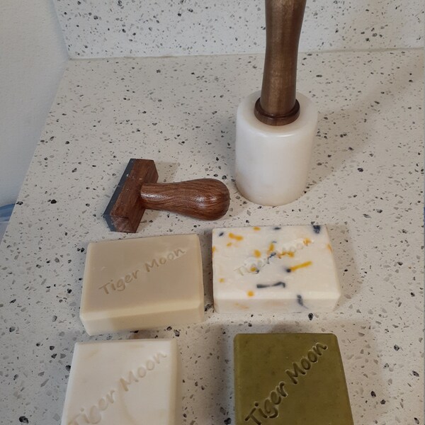 Custom Soap Stamp for Soap Bar | Acrylic Logo Stamp | Personalized ...