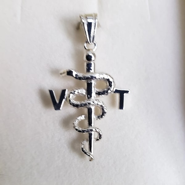 Licensed Vet Tech LVT Grad Pin in Silver - Etsy