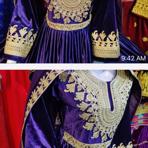Traditional Afghan Dress With Full Hand Made Embroidery - Etsy