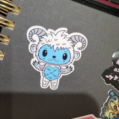 Cute Chibi Cryptid Stickers Cut Stickers Vinyl Weatherproof Outdoors - Etsy