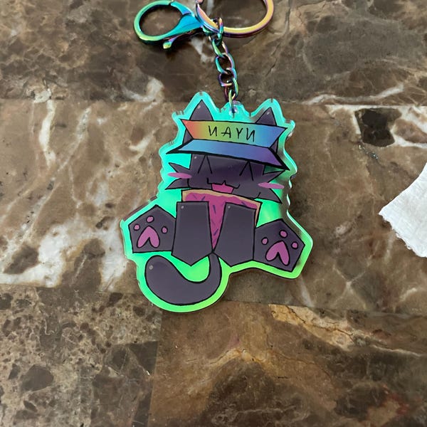 Roblox Forsaken Nyan Elliot and Tac Nayn Chance Tail- Keychains - Etsy