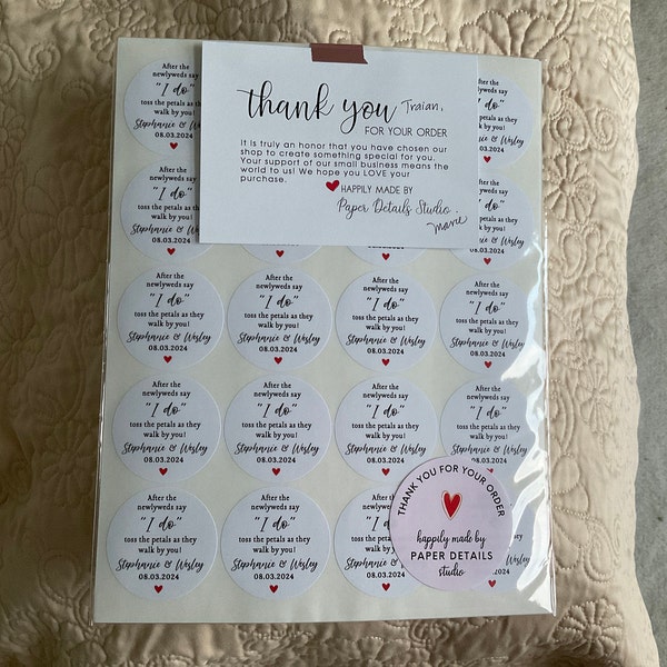 Wedding Toss Sticker, Petal Toss Sticker, Confetti Toss, Toss Me ...