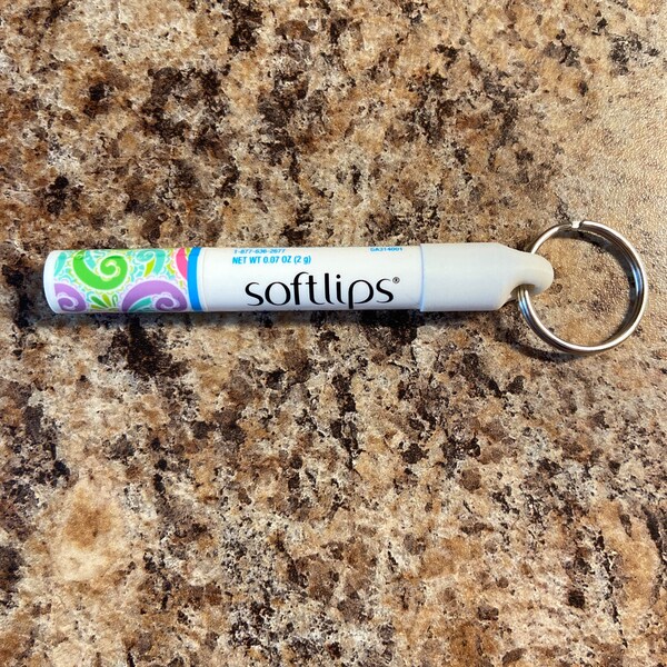 Softlips Keychain Cap (key Ring Included) - Chapstick and Lip Balm ...