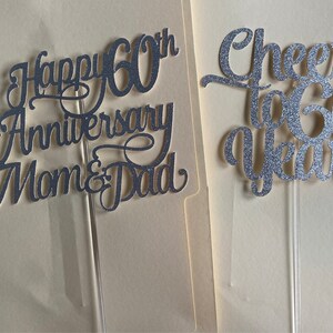 ANY AGE Topper Queen Bee Cake Topper Birthday Glitter Cake - Etsy