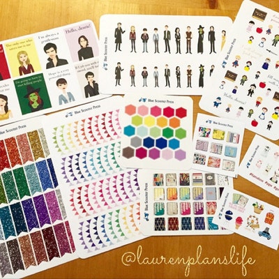 Once Upon A Time Quote Stickers. 8 MATTE Planner Stickers - Etsy
