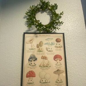 Mushling Identification Print Mushroom Botanical Fine Art - Etsy Canada