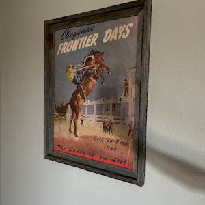 COWBOY Rodeo Poster Texas Cowboy Reunion 1930 Vintage Poster - Etsy