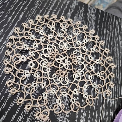 Doily coral Reef PDF Original Shuttle Tatting Pattern by Renulek ...