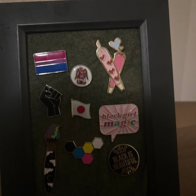 Black Girl Magic Retro Enamel Pin - Etsy