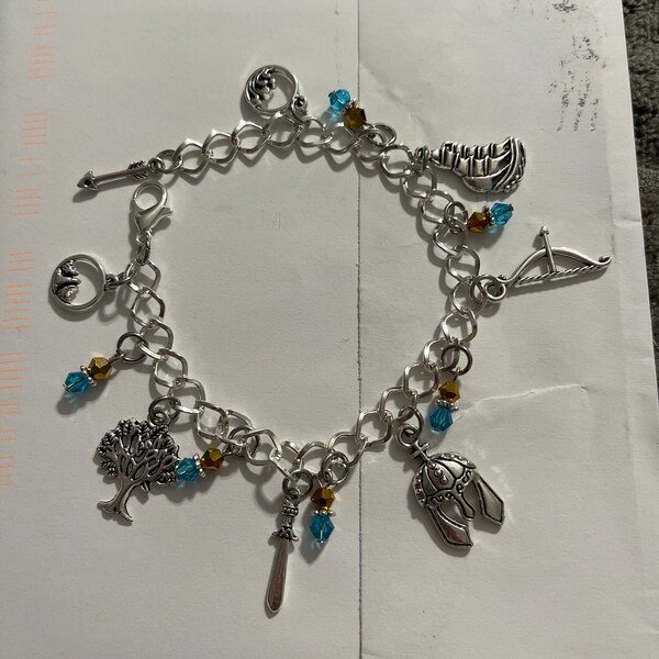 The Song of Achilles Inspired Charm Bracelet - Etsy