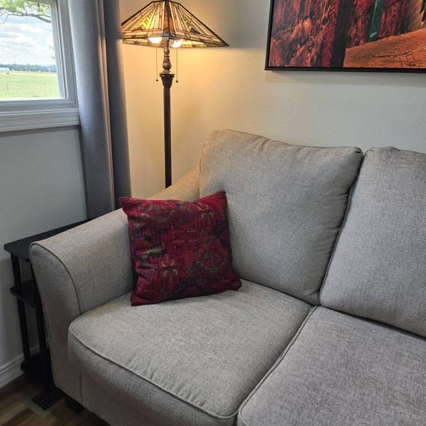 Red Rug Velvet Pillow Cover,red Kilim Velvet Fabric Throw Pillow ...