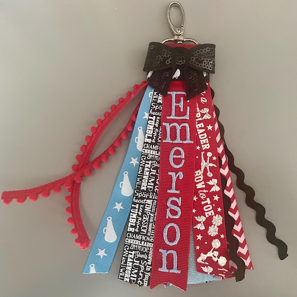 Boy Cheer Zipper Charm/zipper Pull/cheer Bag Tag/cheer Gift/cheer/bag ...
