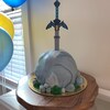 Zelda Master Sword Personalized Cake Topper and Zelda Crest Cupcake (1 ...