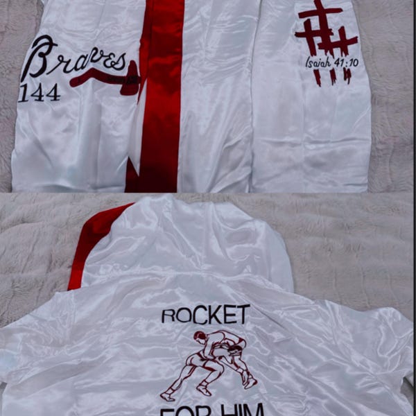 Adult Boxing Silk Satin Robes Custom Made Robes Personalized Robes ...