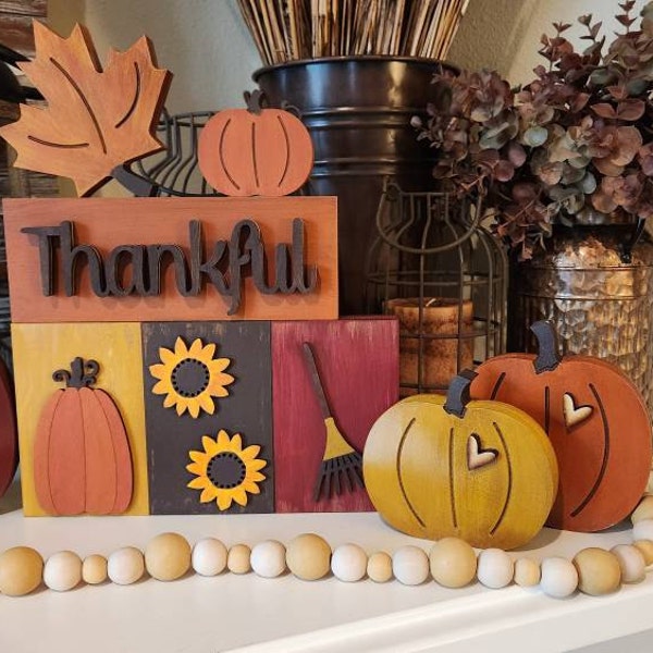 Fall Pumpkin Tall Wood Cutout-two Design Options-pumpkin With Vines ...