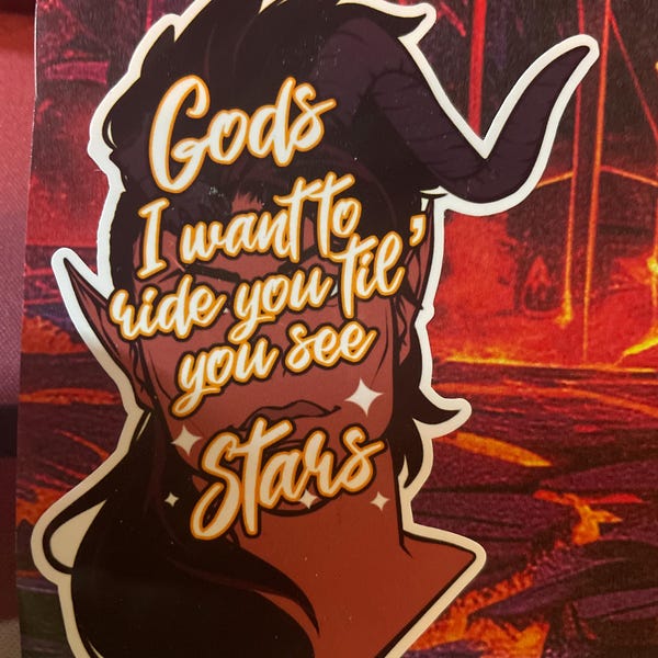 Baldur's Gate 3 Karlach Romance Sticker - Etsy