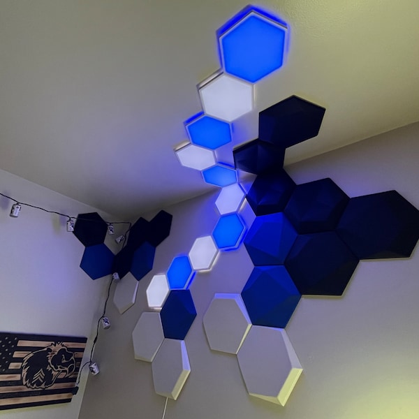 DECORATIVE AESTHETIC Sound Diffuser Wall Soundproofing Hexagon ...