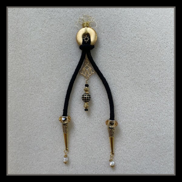 Bolo Tips, Cone End Caps, 35x9mm Filigree, Gold, Silver, Copper, Plated ...