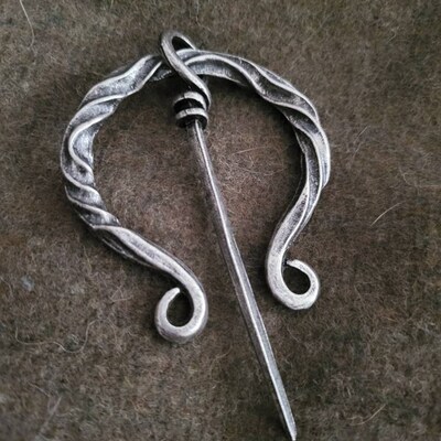 Brooch Pin Celtic Knot Pin Irish Shawl Cloak Pin Scarf Kilt Copper ...