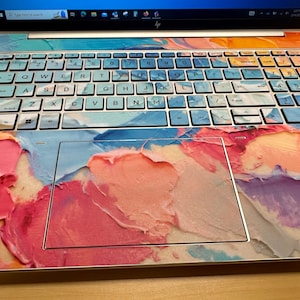 Surface Book Laptop Sticker Abstract Curve Customizable Personalized ...