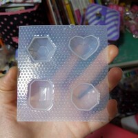 Small Bubble Star Resin Mold Flexible Plastic Resin Molds Stars Star ...