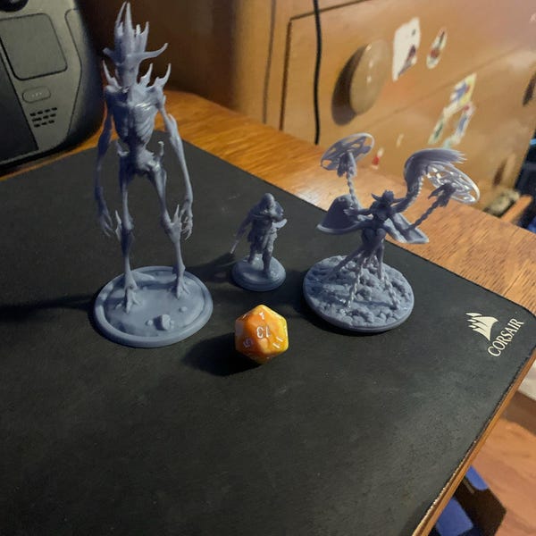 Nightwalker Undead Monster Miniature 32mm DND Horror Creature Tabletop ...