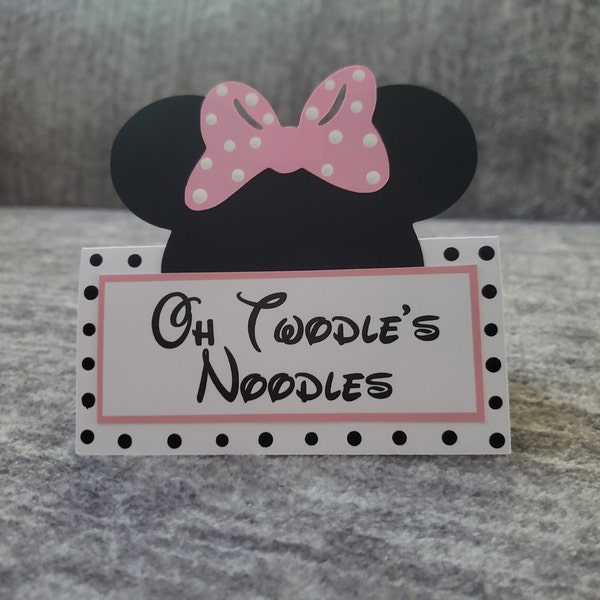 Minnie Mouse Food Signs-set of 8 - Etsy