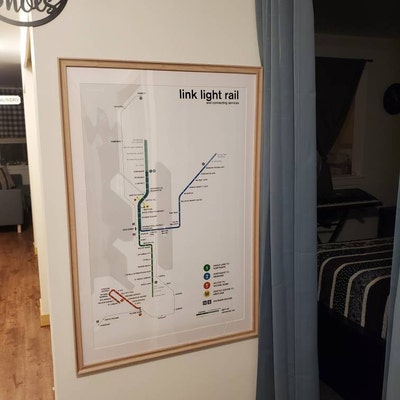 Miami Metrorail and Metromover System Map Retro Poster Original Art - Etsy