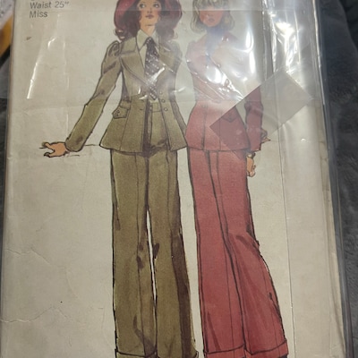 Vintage 1970 Simplicity 5616 Sewing Pattern Size 10 Bust 32.5 - Etsy