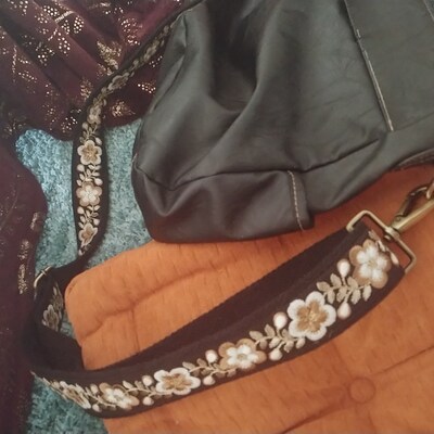 Embroidered Purse Strap Crossbody Strap for Purses Handbag Boho Bag ...