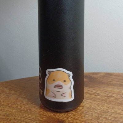 Cute Hamster Sticker Meme Stickers Meme Lovers Hamster Lovers Scared ...