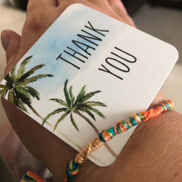 Boho Fringe Cotton Keychain, Case of Stripes Friendship Bracelet ...