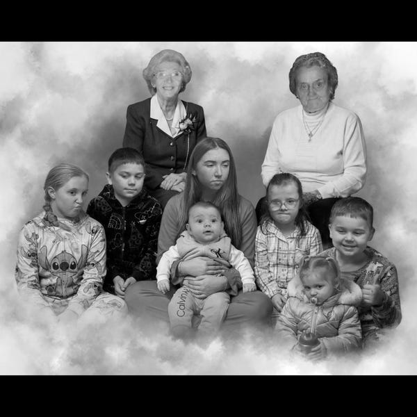 Add Deceased Loved Person to Photo, Custom Memorial Portrait Include ...