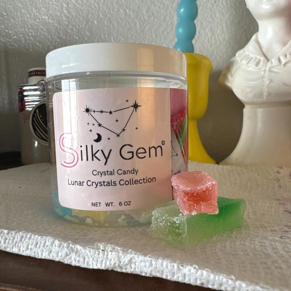 Lunar Crystal, Multiple Edible Crystal, Edible Gem Kohakutou, Natural ...