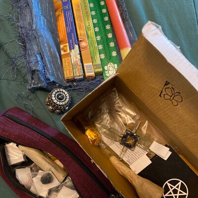 Personalised Witch Mystery Box, Witchy Mystery Gift Crystal Witch Gift ...