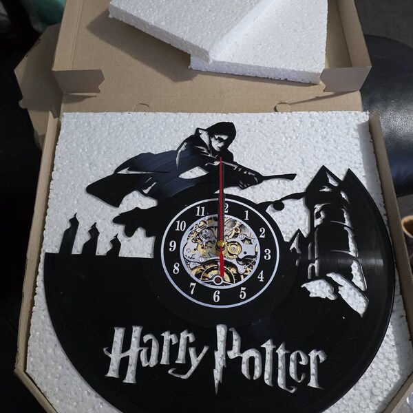 Wizard World Vinyl Record Unique Clock Children Room Wall Art Movie ...