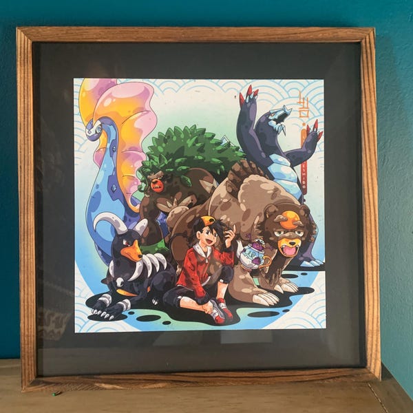 Custom Pokemon Poster - Etsy