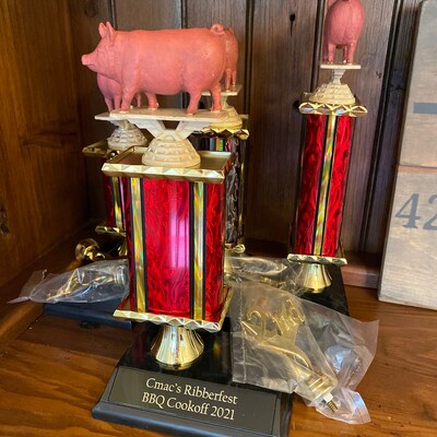 BBQ Trophies Pig Trophies Best BBQ Trophy BBQ Cook off Trophies Best ...