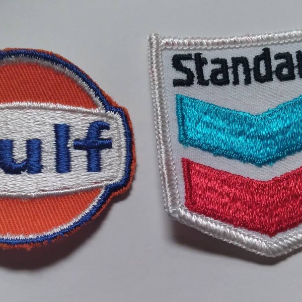 Vintage Patch Back Patch Rare Back Pack NOS Race Oil Gas Station ...